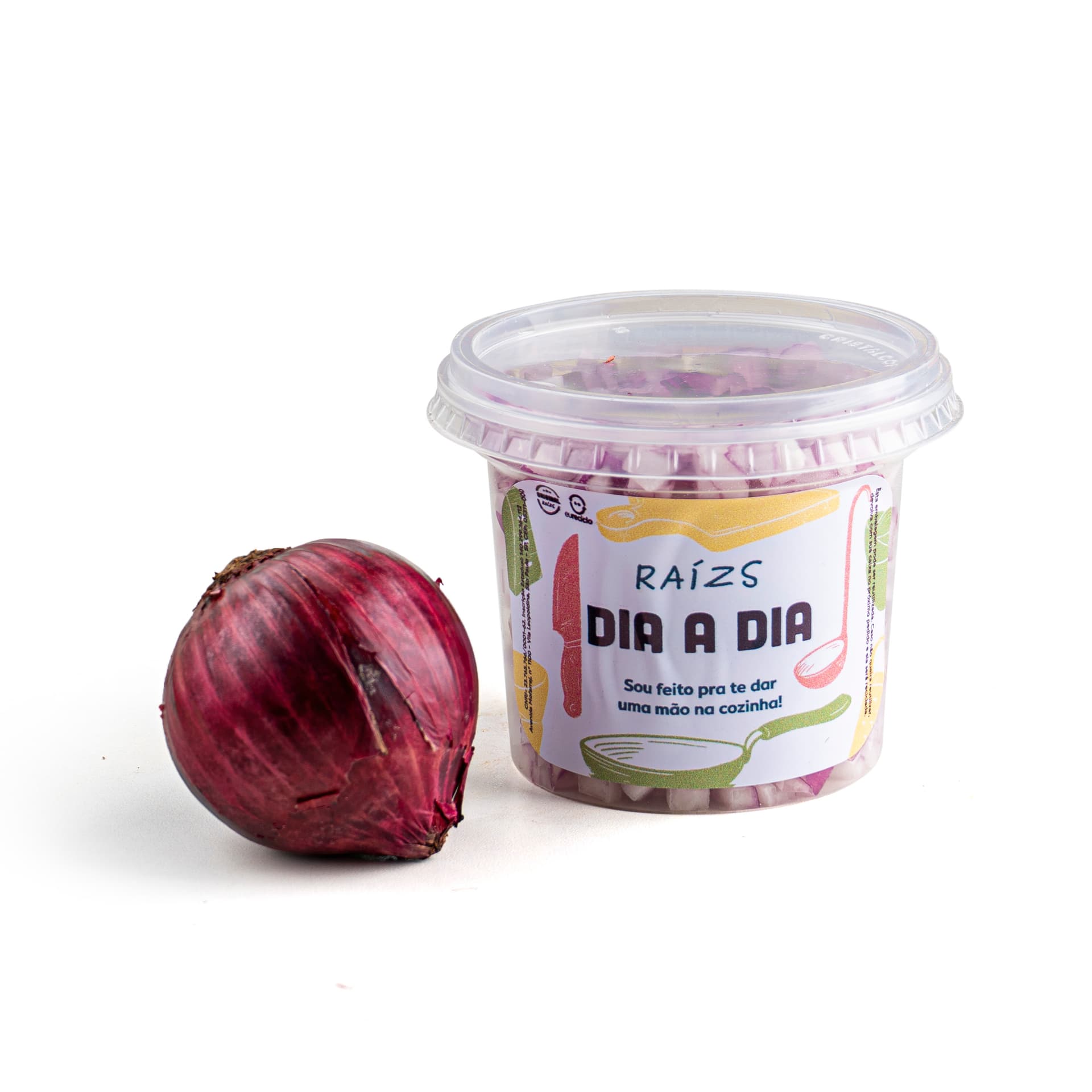 Cebola Roxa Picada Unidade 200g